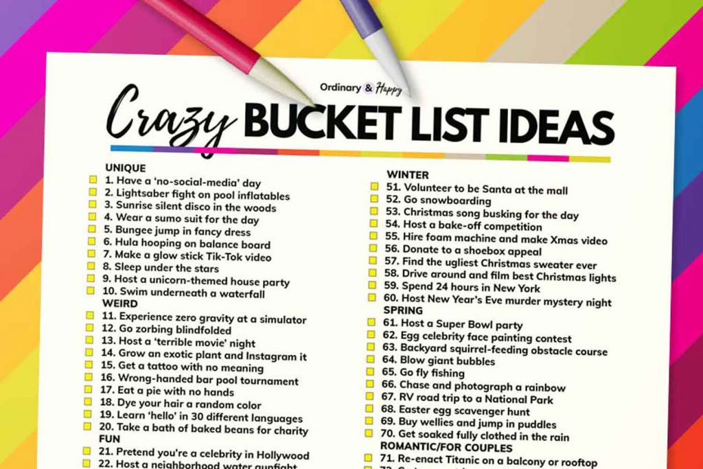 The Simple Bucket List: Over 100 Free or Cheap Ideas for a Life of Fun ...