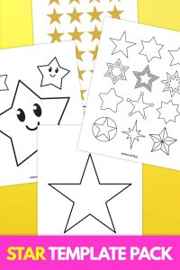 Star Template Printables That Are Out of this World! - Ordinary and Happy
