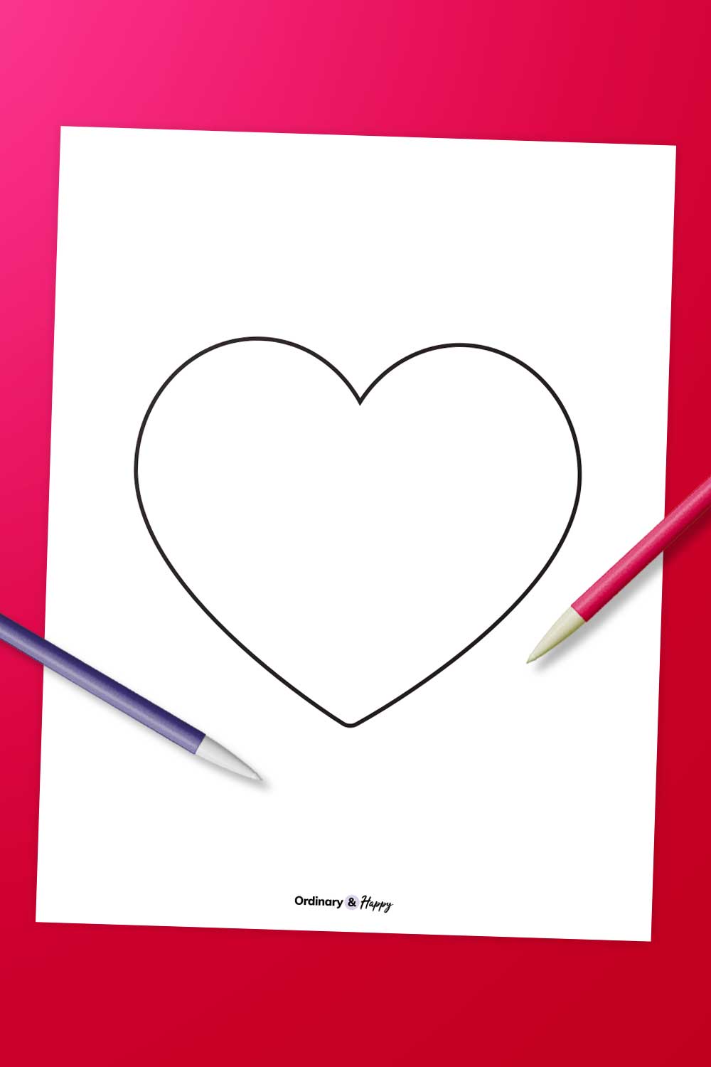 Heart Template Printables You Can Use to Spread the Love! - Ordinary ...