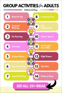 28 Best Group Activities for Adults Everyone Will Love - Ordinary and Happy