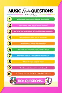 100+ Music Trivia Questions for a Night of Qs, Tunes, and Nostalgia ...