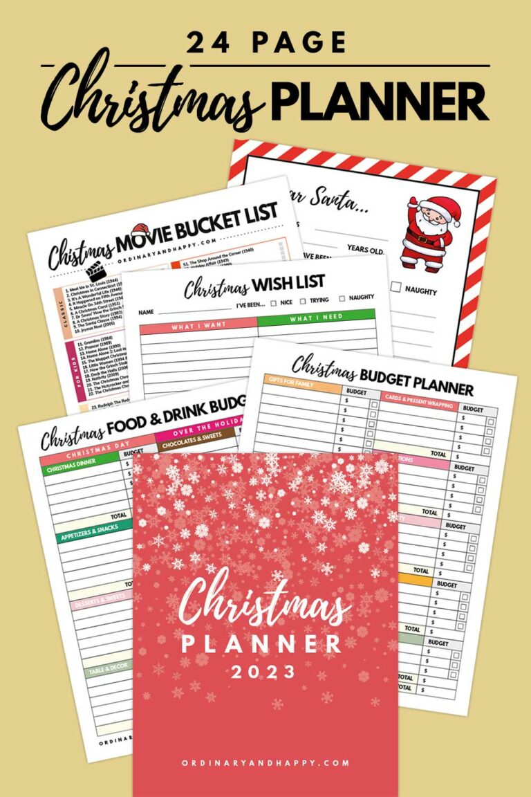Christmas Planner - Everything You Need to Plan a Magical Christmas ...