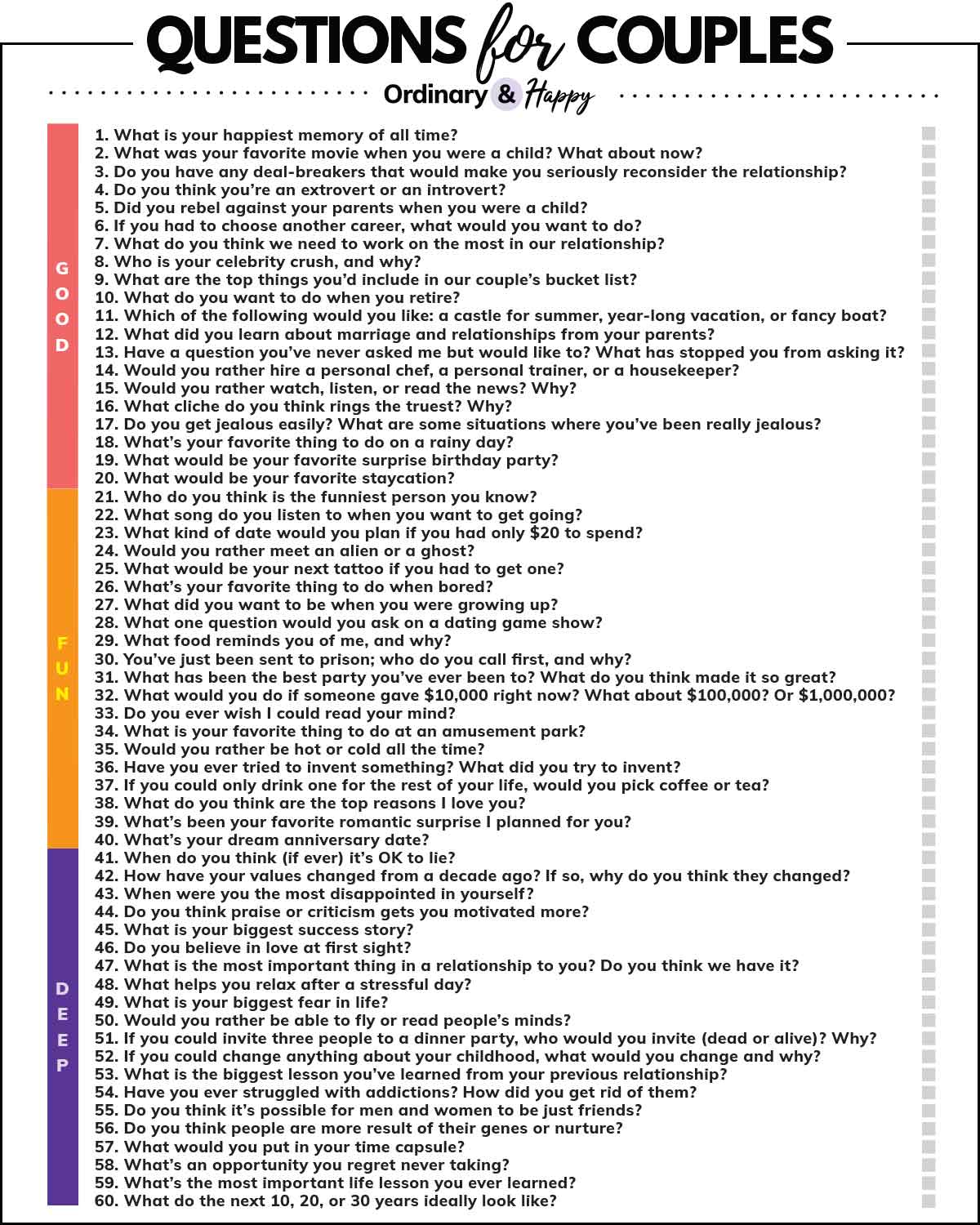 Over 200 Questions for Couples to Have Amazing Conversations with Your ...