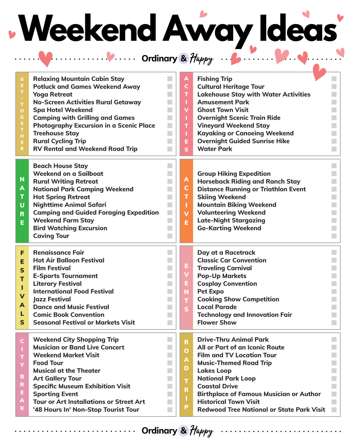 Take a Much-Needed Break With One of These Weekend Away Ideas ...