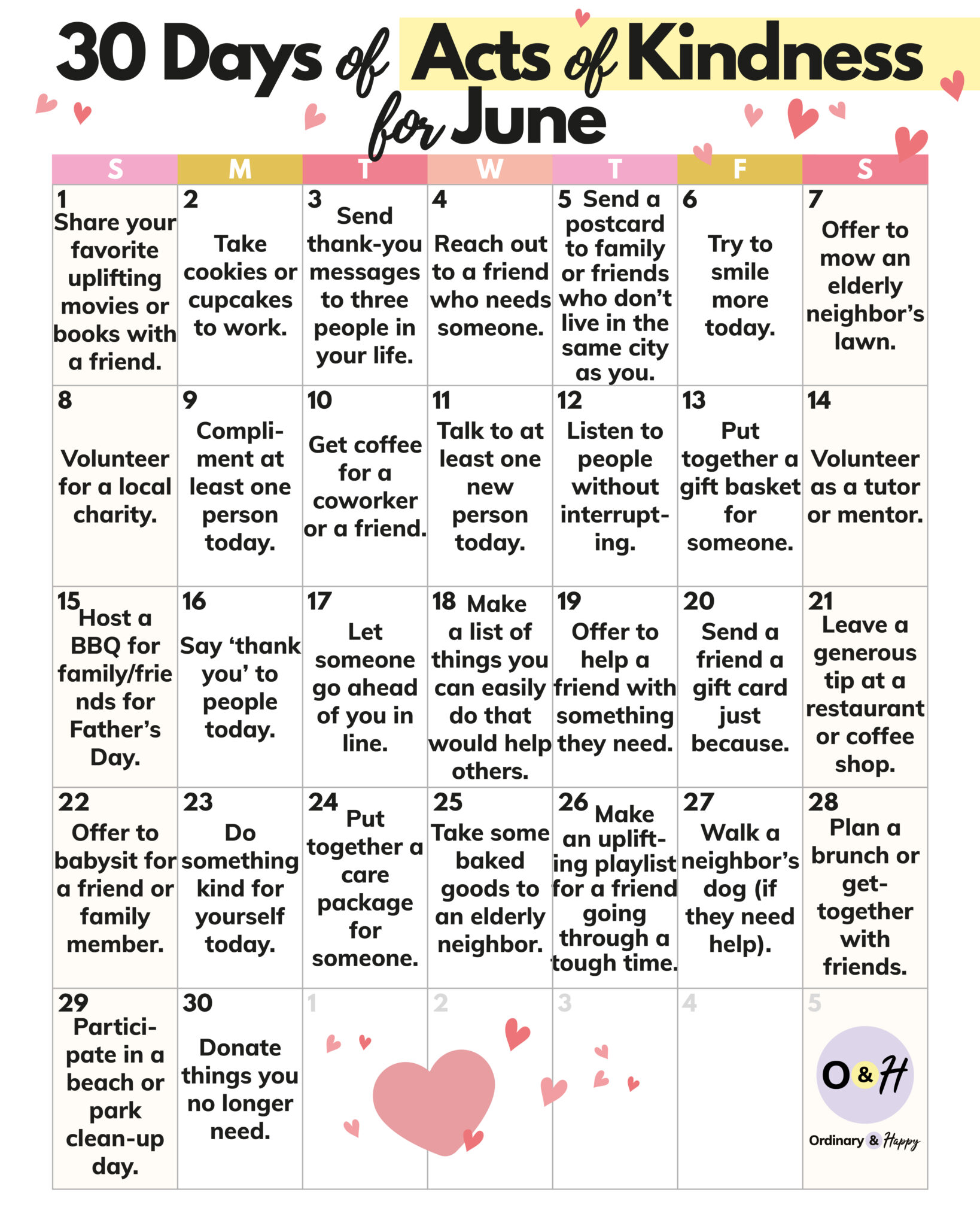 Plan an Unforgettable June With These Activities & Ideas (30-Day ...