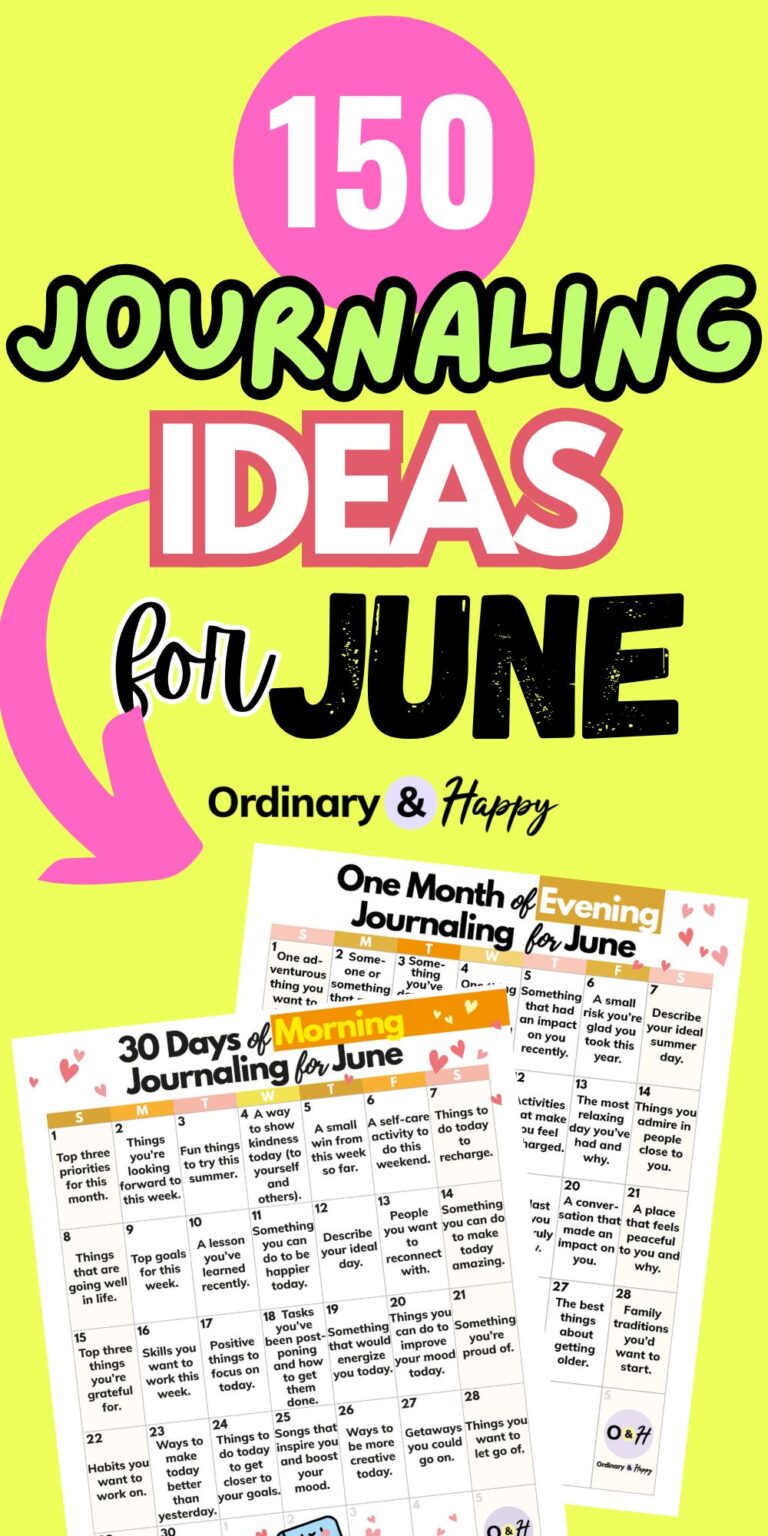 For a Reflective and More Joyful You, Try These Journaling Ideas for ...