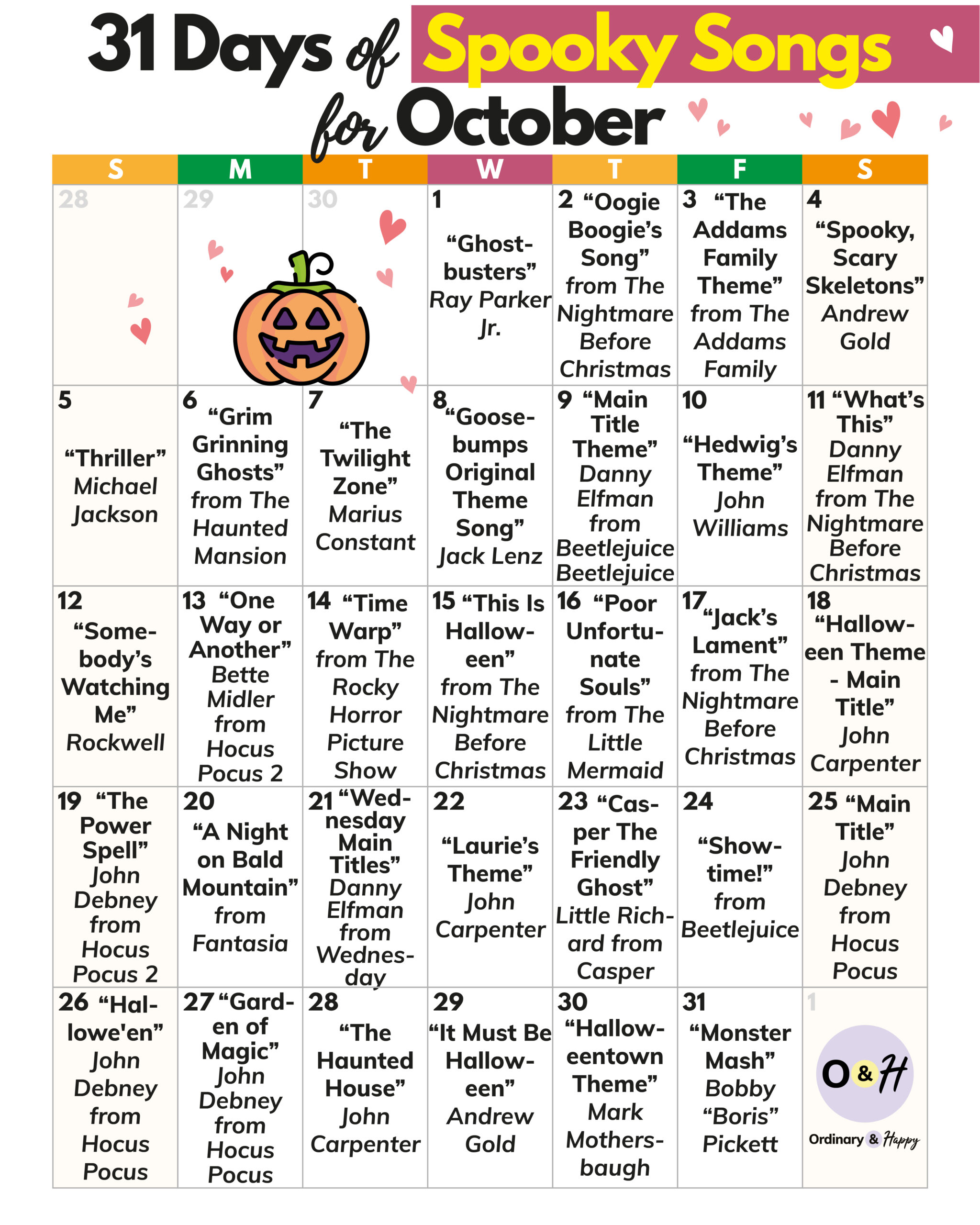 Spooky Songs for Halloween to Enjoy Every Day this October or on ...