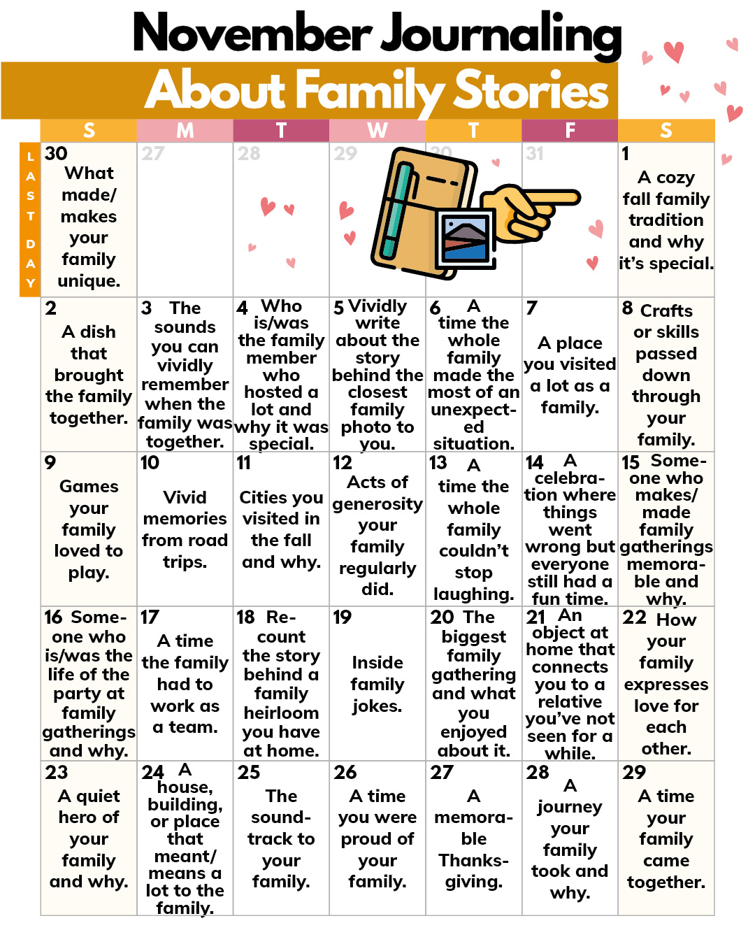 Journaling Ideas for November to Reflect, Show Gratitude, and So Much ...