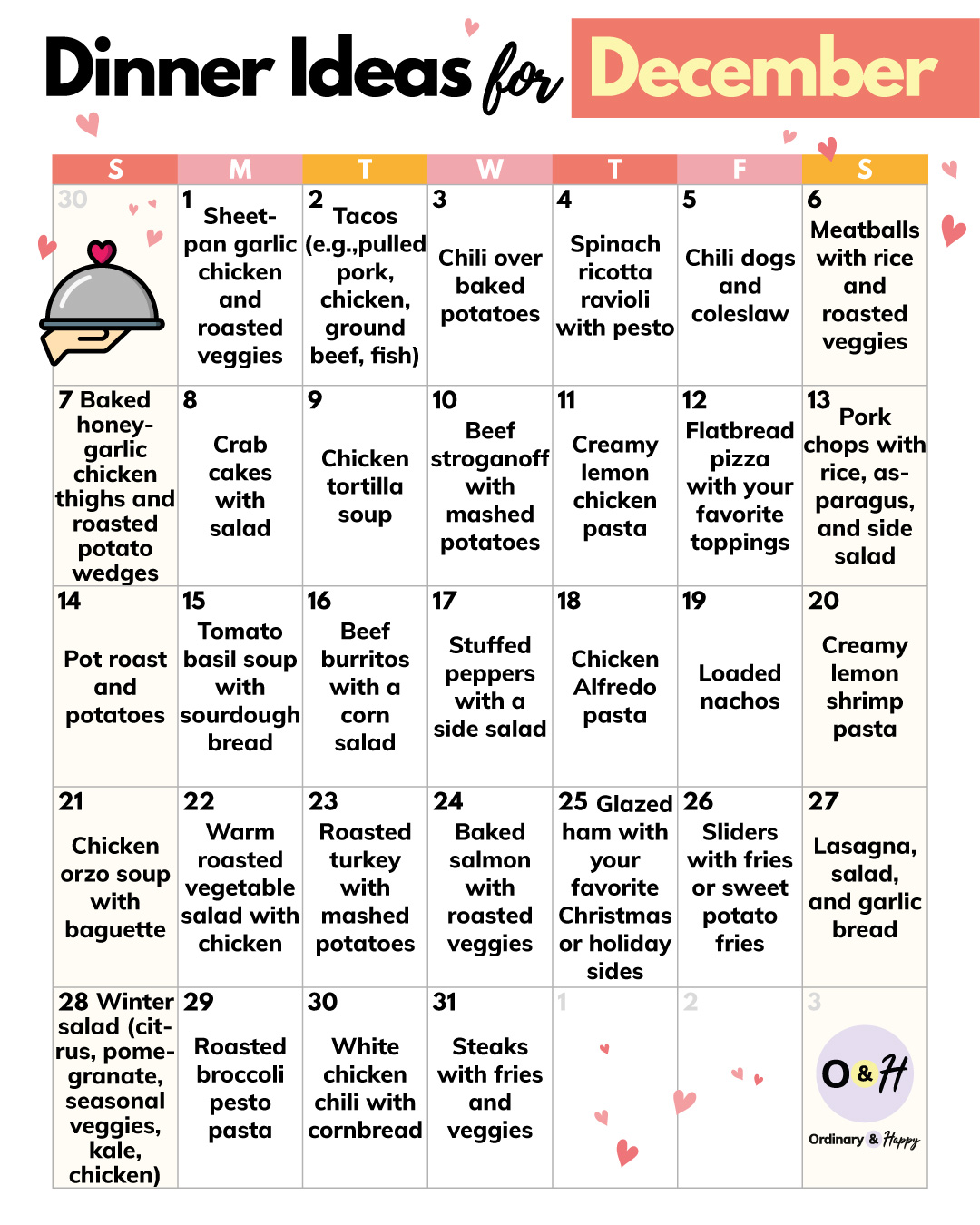 December Food Ideas for Weeknight Dinners, Holiday Gatherings, and So ...