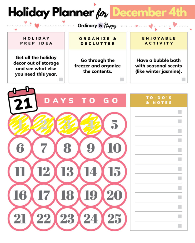 December 4th Daily Planner (Plan, Journal, and Get Ideas) - Ordinary ...