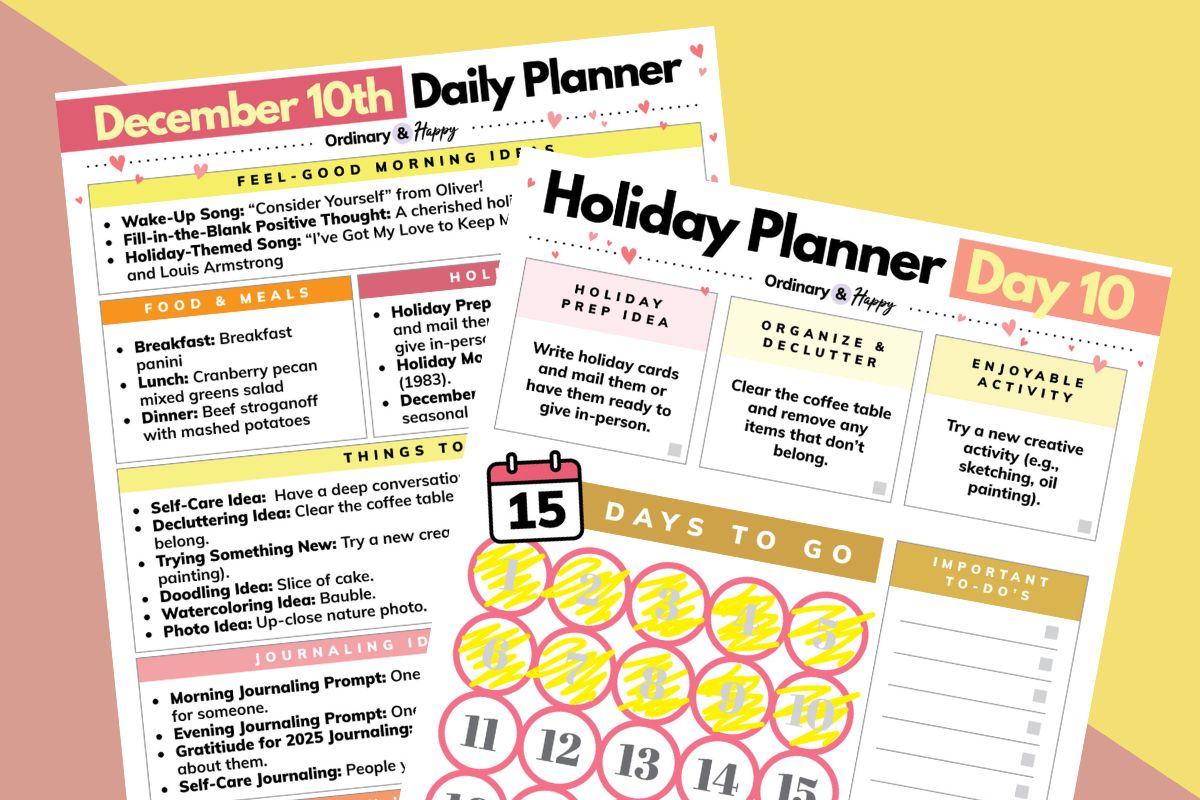 December 2nd Daily Planner (Prep, Plan, and Get Inspired) - Ordinary ...