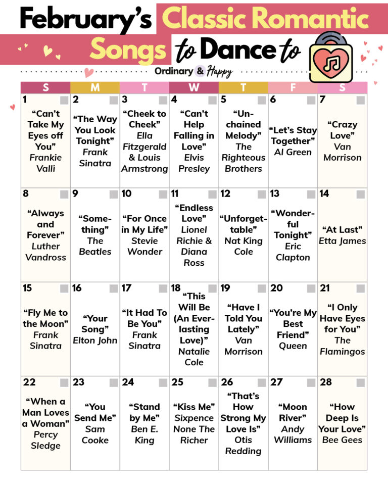 Romantic Ideas for February (Songs, Bucket List, Date Ideas, and More ...