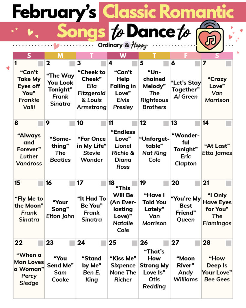 Romantic Ideas for February (Songs, Bucket List, Date Ideas, and More ...