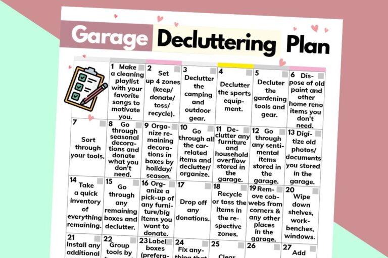 January Decluttering & Home Organization - Ordinary and Happy