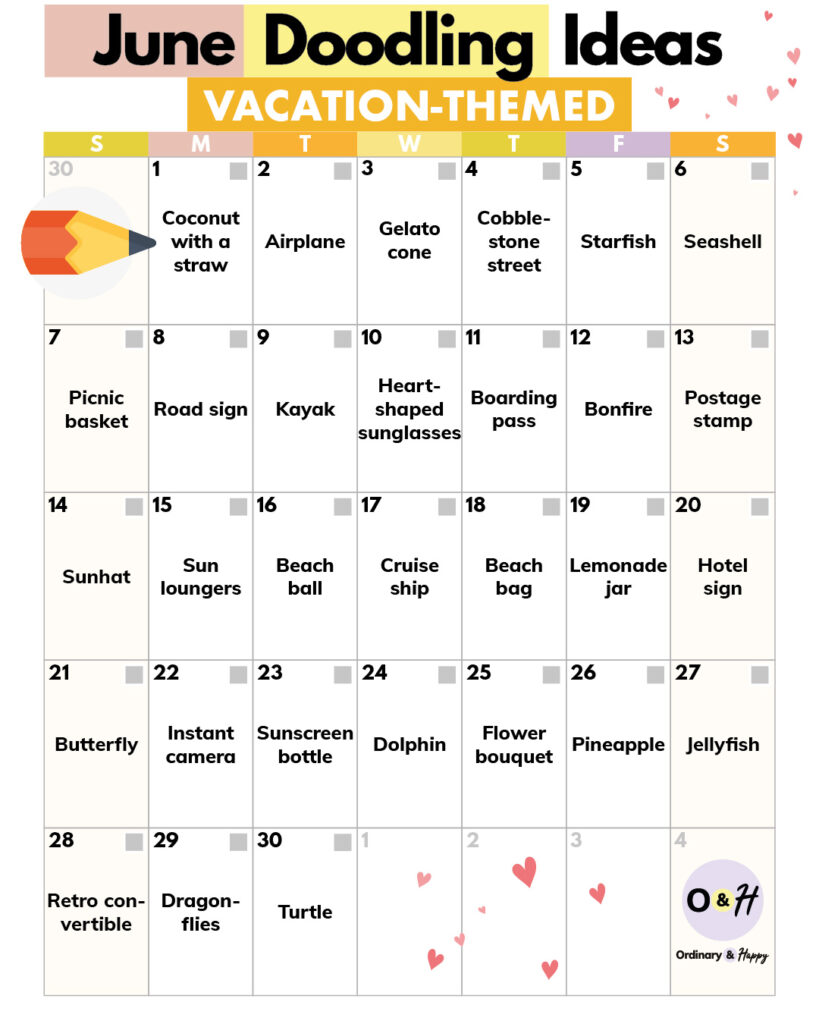 Creative Ideas for June - Ordinary and Happy