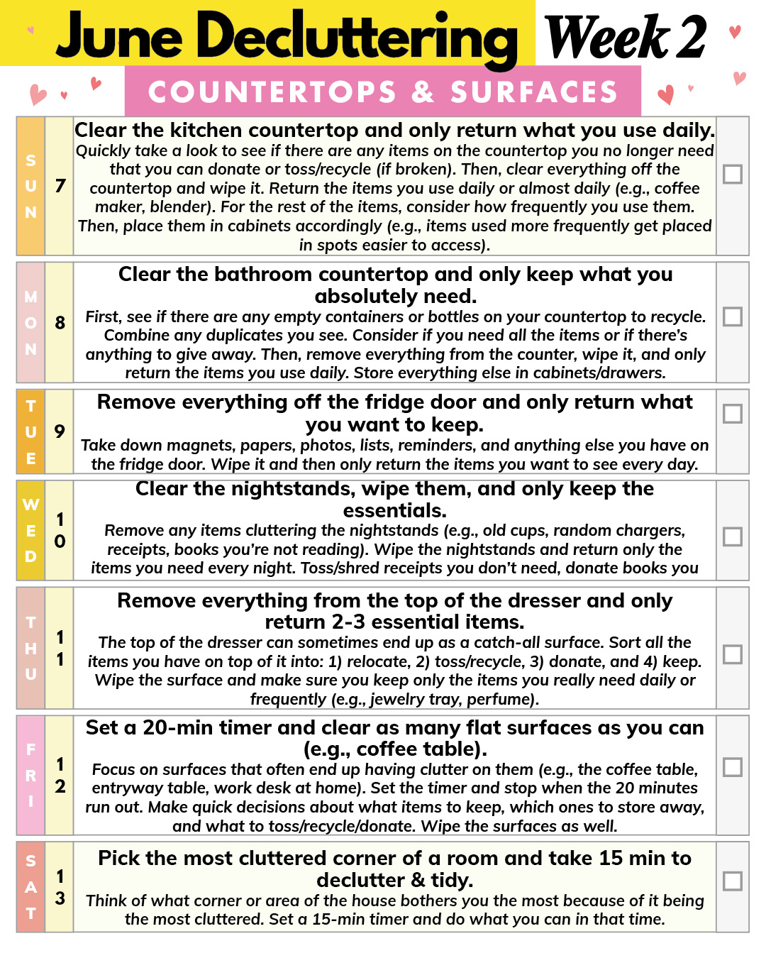 June Decluttering: A Visible Win for Every Day - Ordinary and Happy